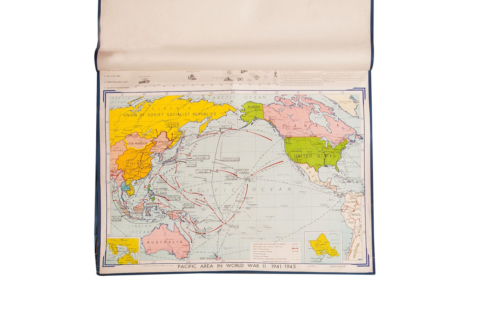 Vintage Denoyer Geppert Map – Item #2683Z
