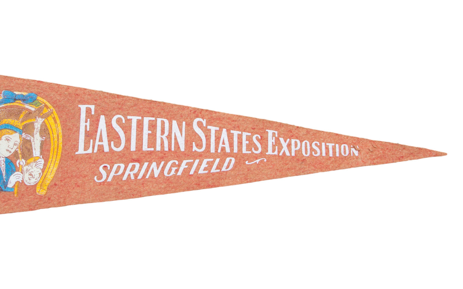 Vintage Eastern States Exposition Springfield Felt Flag Banner