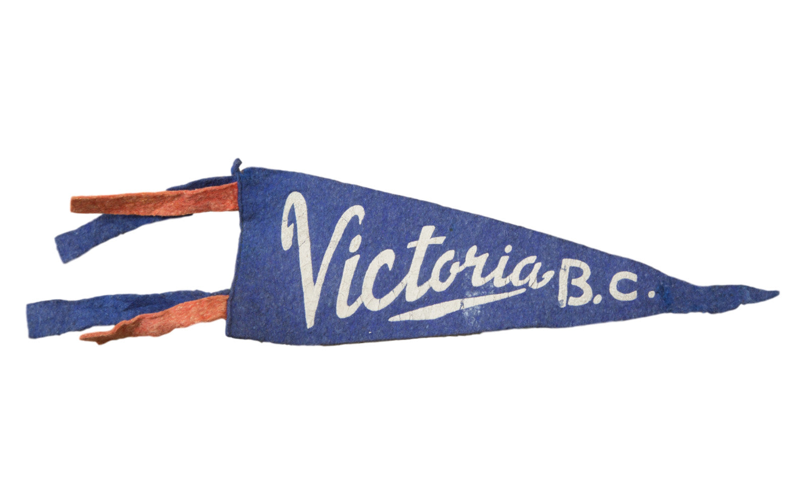 Vintage Victoria British Columbia Felt Flag Banner