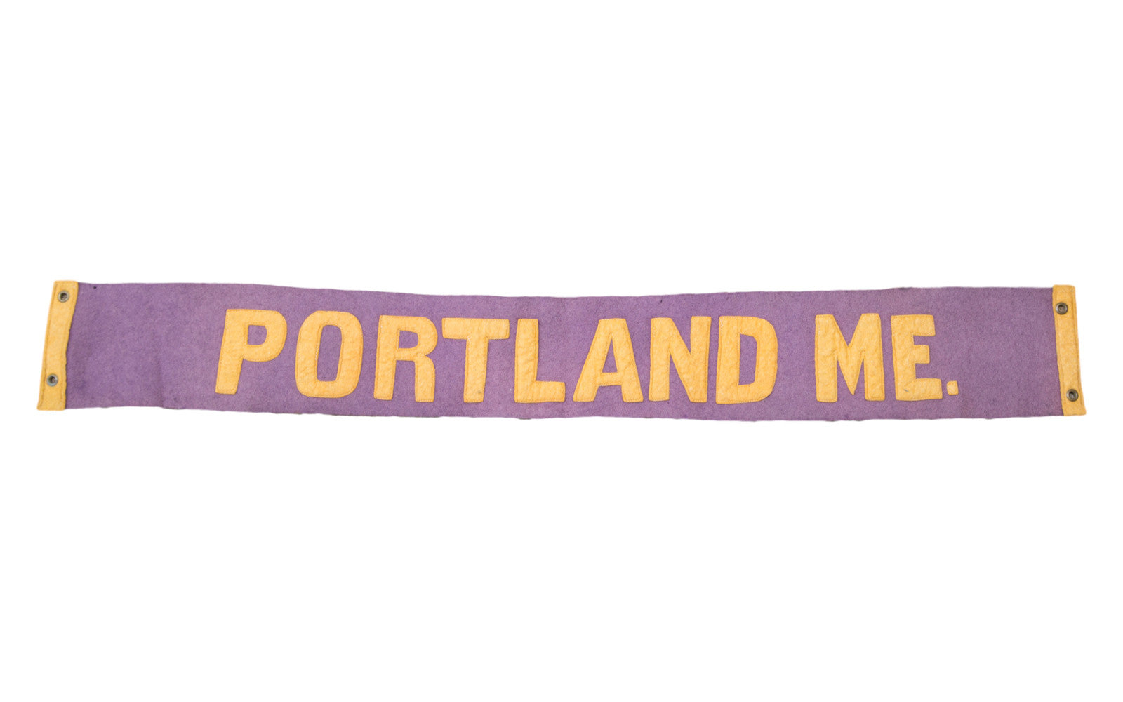 Vintage Portland Maine Felt Flag Banner