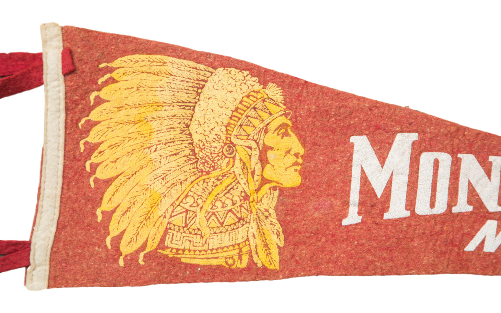 Vintage Montclair NJ Felt Flag Banner