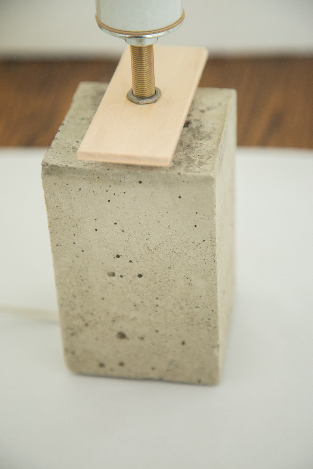 Handmade Concrete Table Lamp – Item #2855