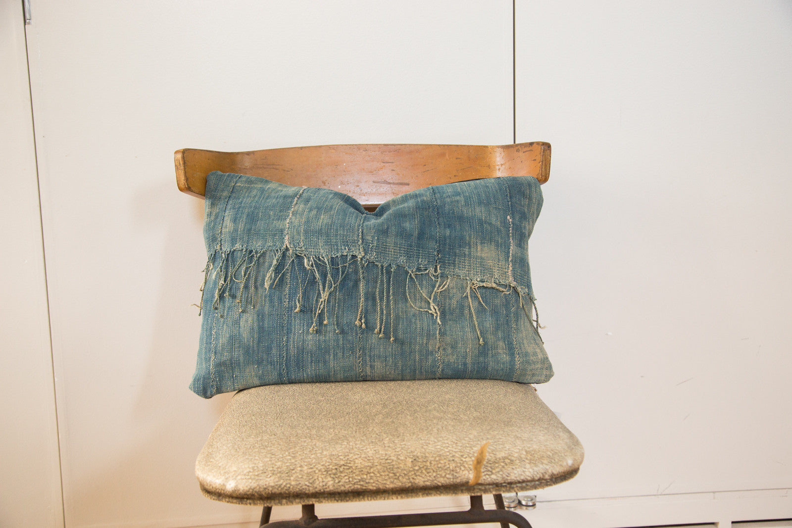 African Indigo Handmade Pillow