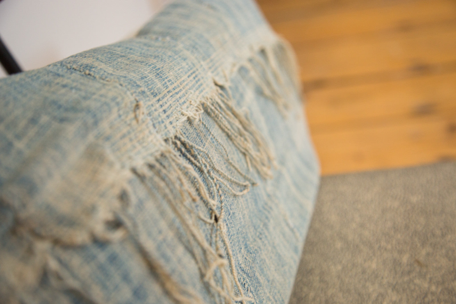 African Indigo Handmade Pillow