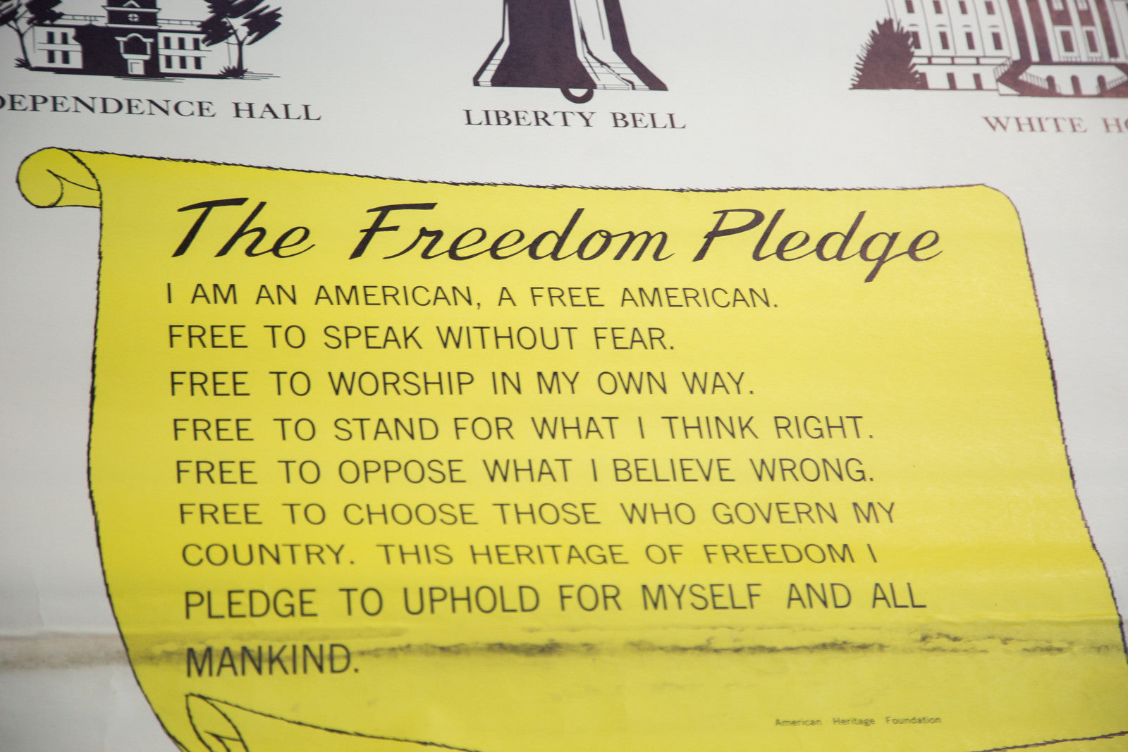 Vintage Democracy School Chart Set - 2997