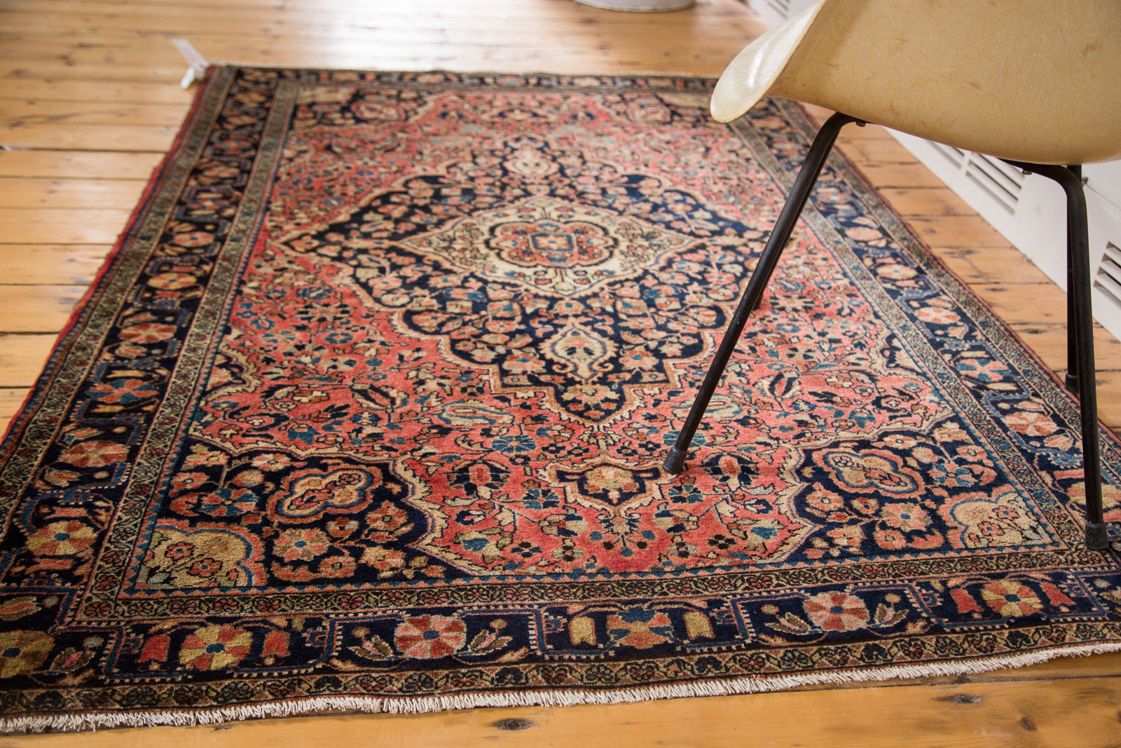 4x6.5 Vintage American Sarouk Rug