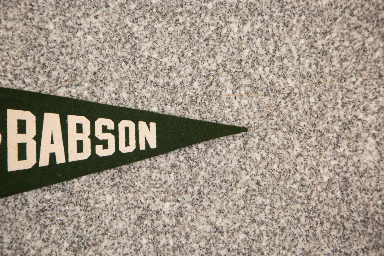 Massachusetts Babson Institute Felt Flag – Item #3087