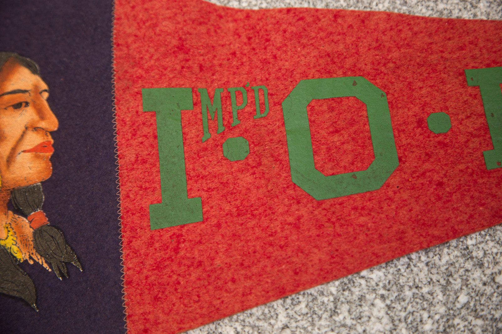 Headdress Tote Felt Flag