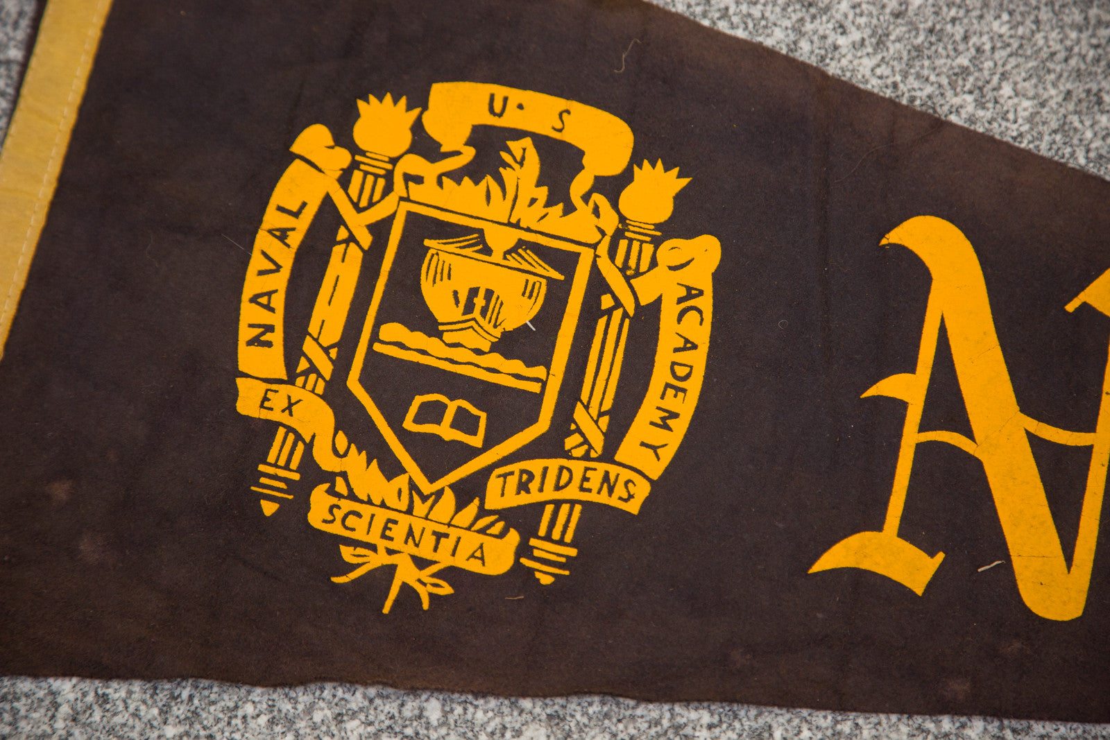 US Navy Naval Academy Felt Flag
