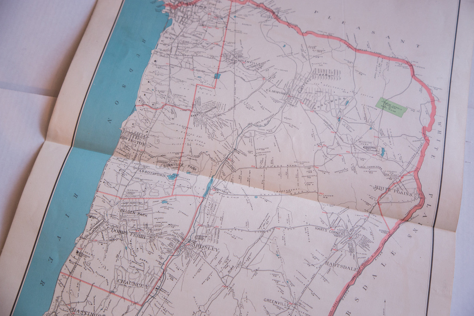 Antique Greenburgh NY Map