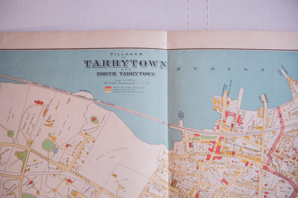 Antique Tarrytown NY Map