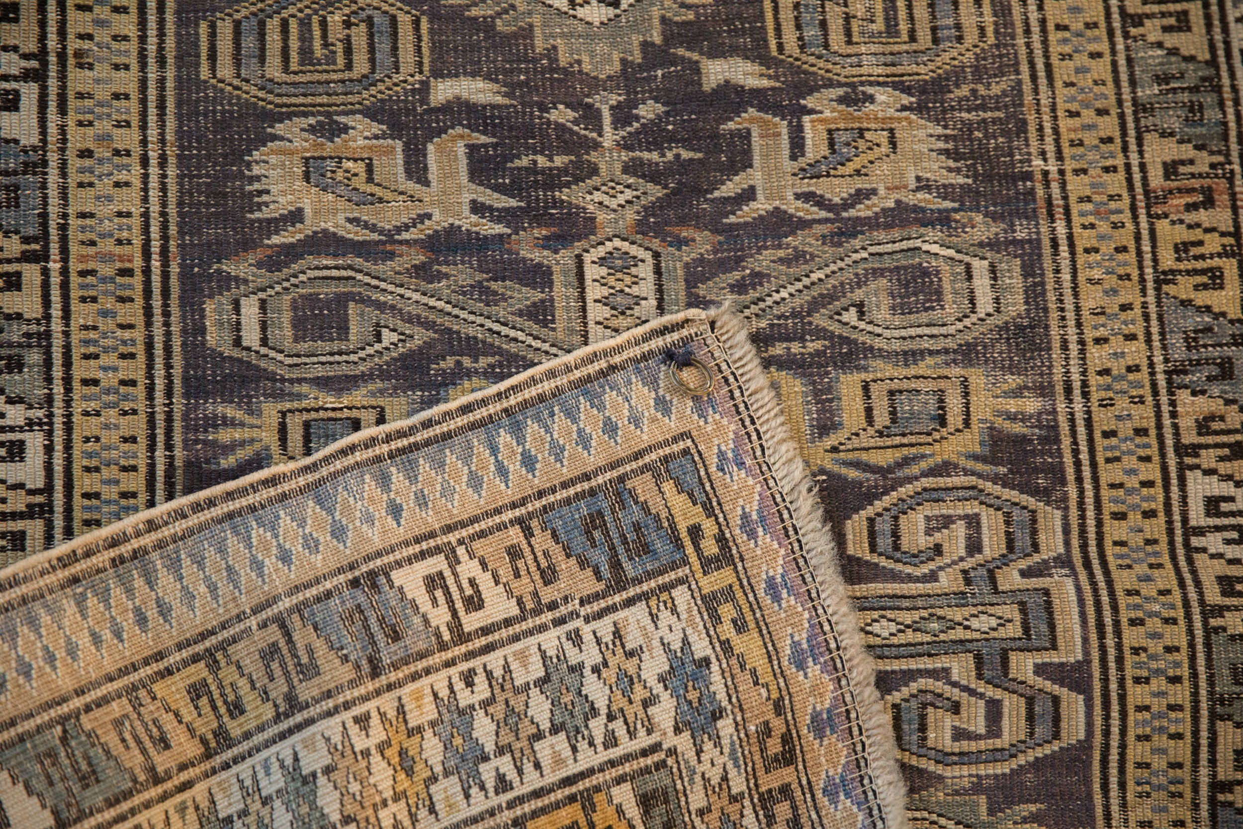 3x4 Vintage Shirvan Square Rug / ONH item 3402