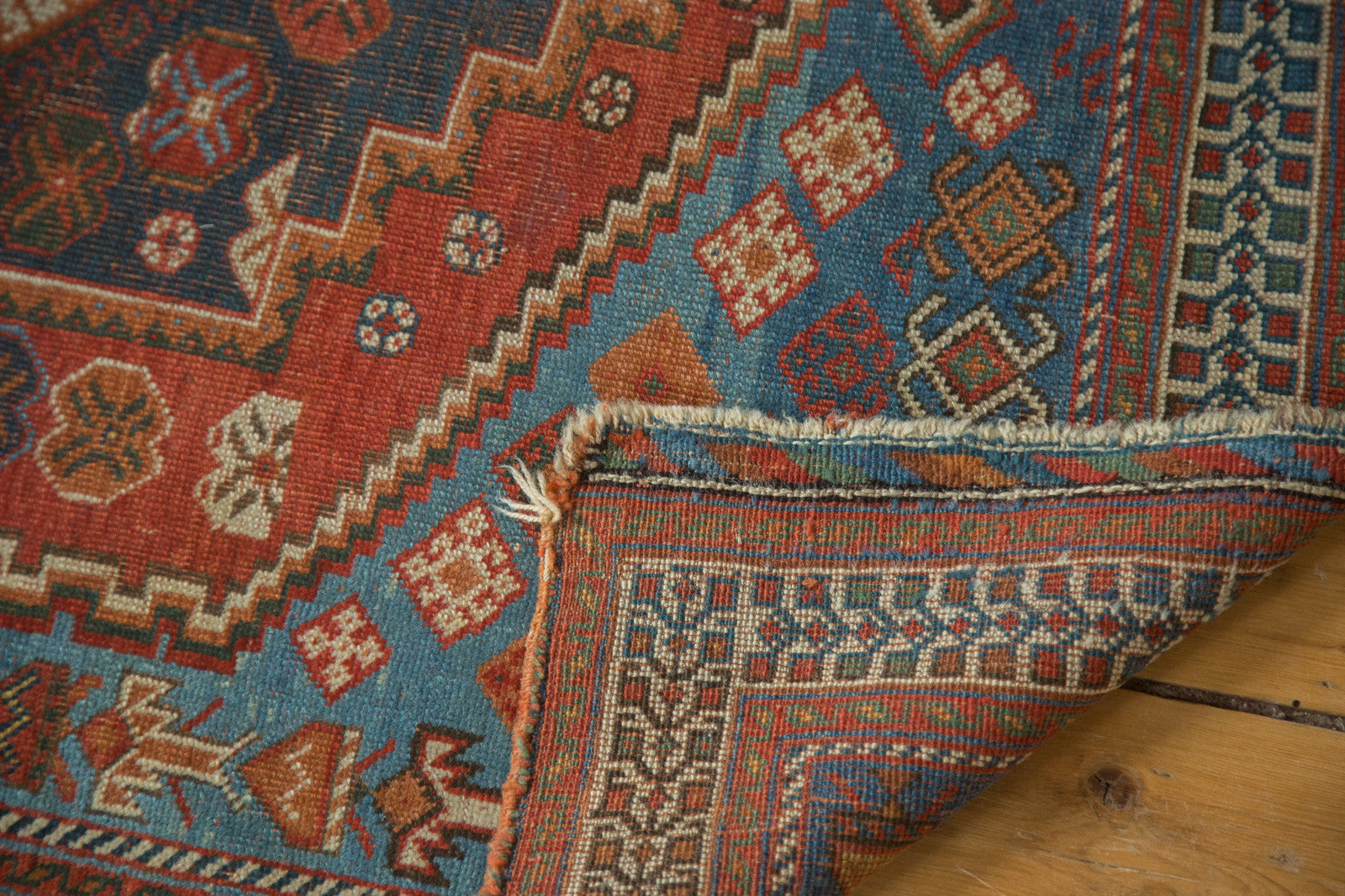 3.5x4.5 Antique Afshar Square Rug