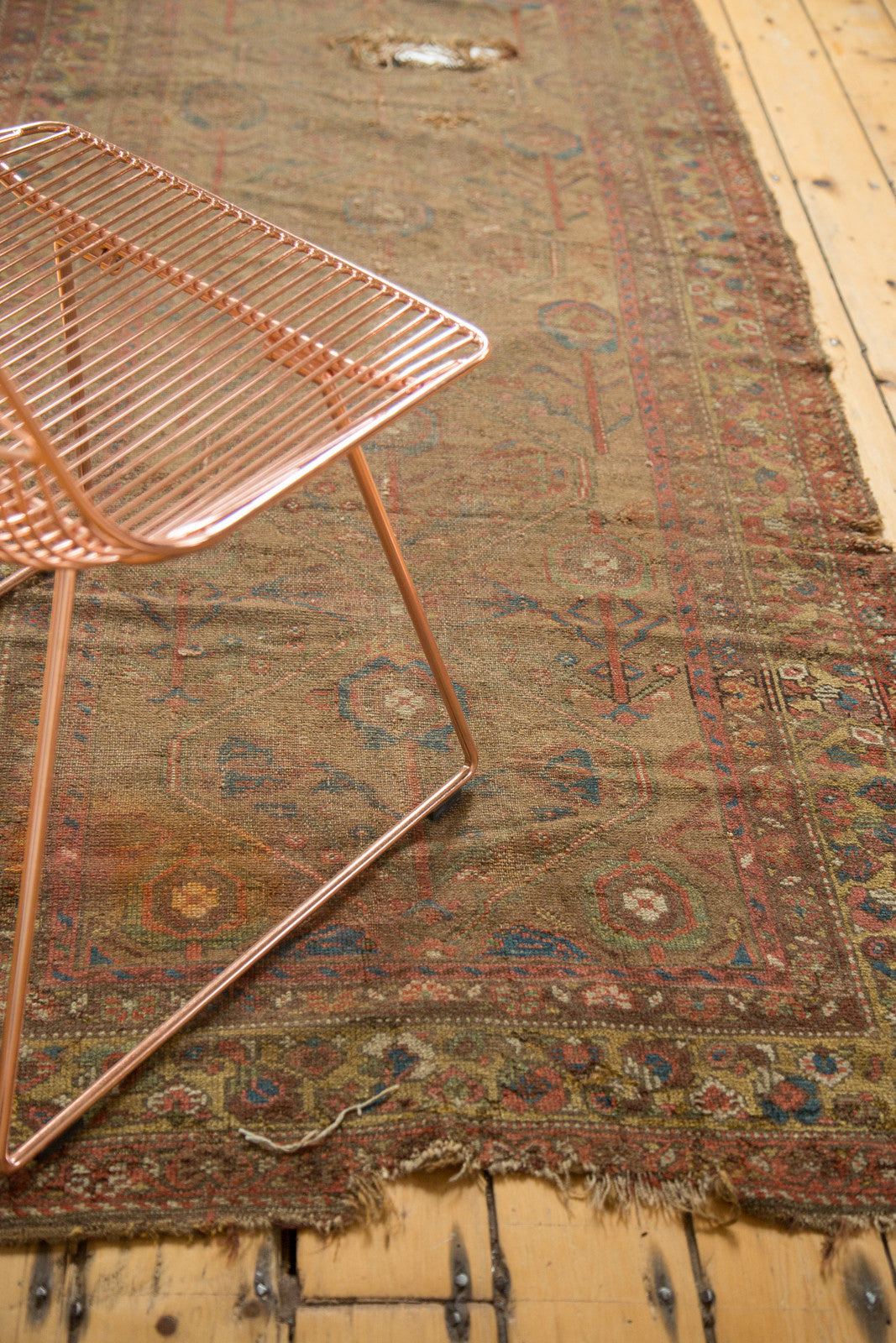 3.5x8 Antique Camel Hair Rug Runner / ONH item 3438