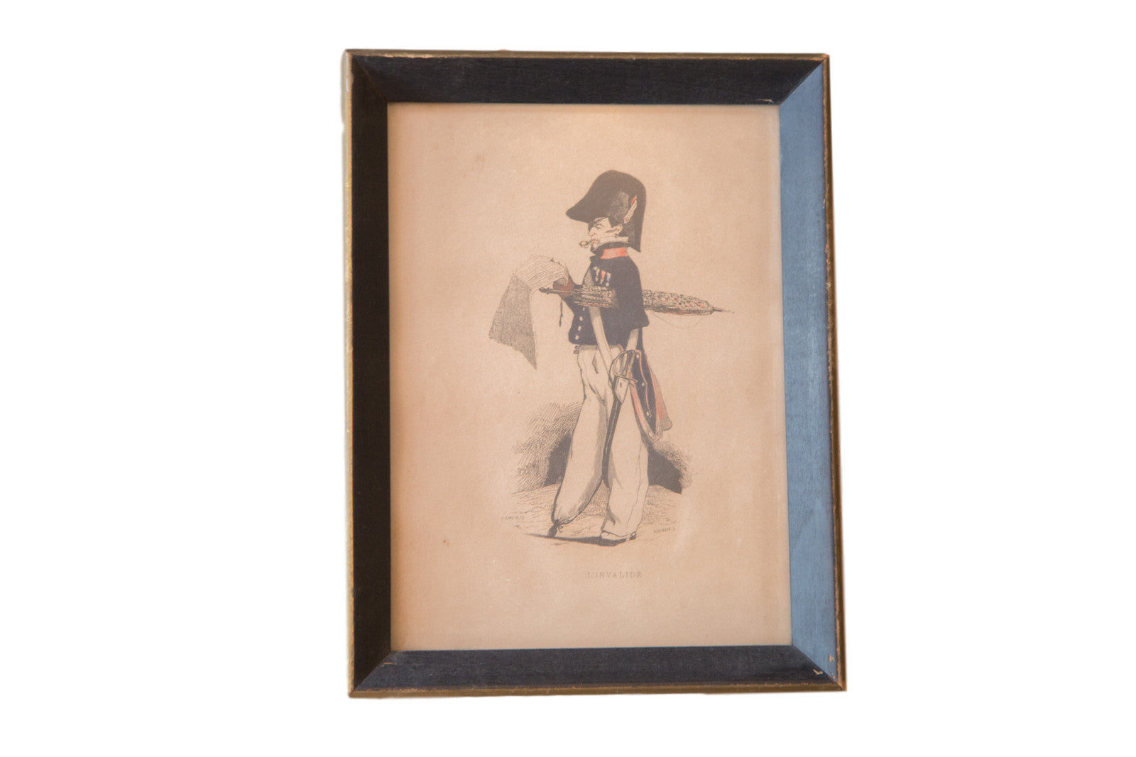 Antique Hand Colored Lithograph