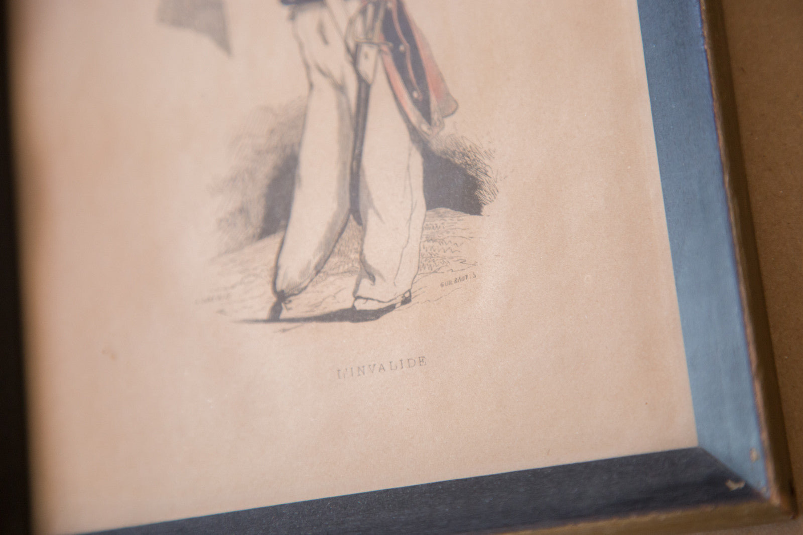 Antique Hand Colored Lithograph