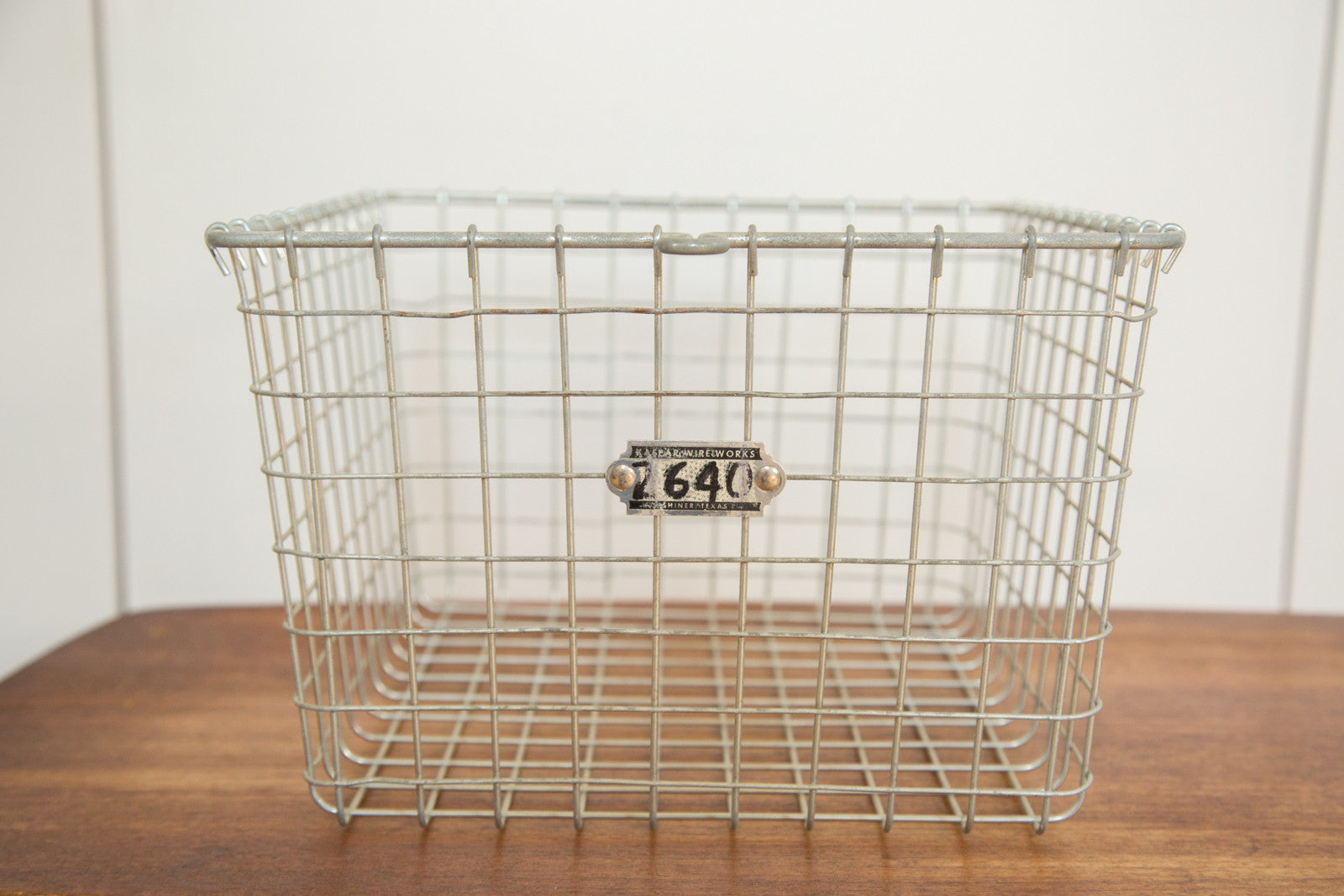 Mid Century Vintage Wire Basket