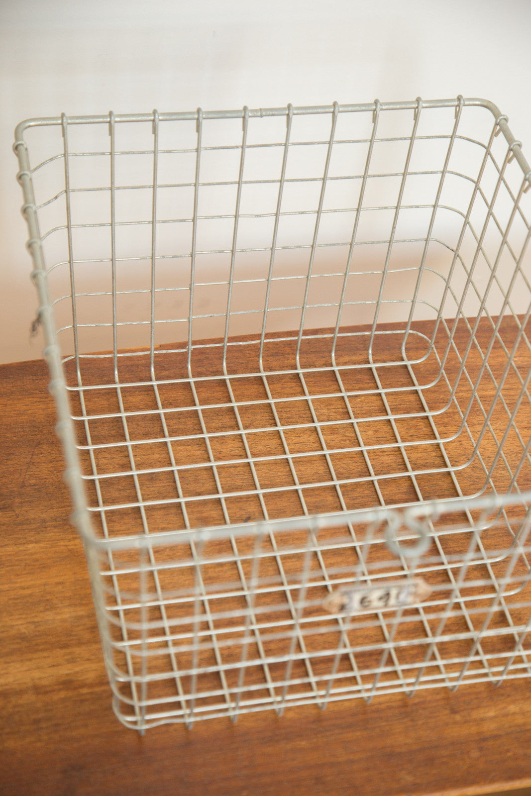 Mid Century Vintage Wire Basket