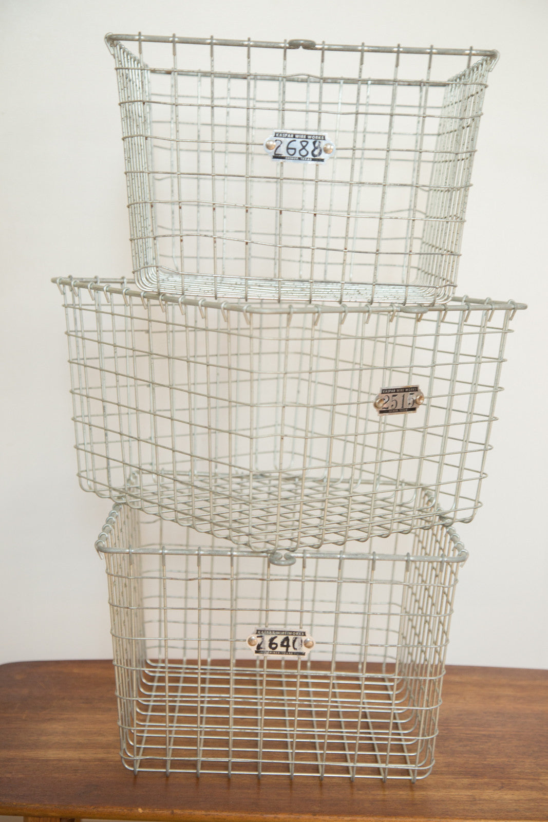 Mid Century Vintage Wire Basket