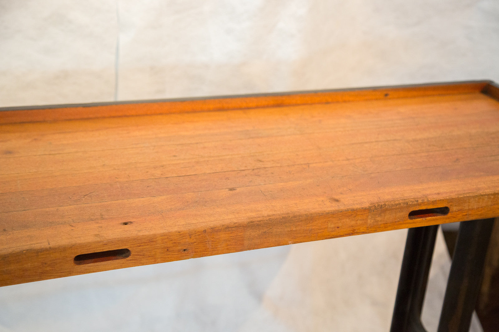 Industrial Counter Table :: Old New House Furniture 3566