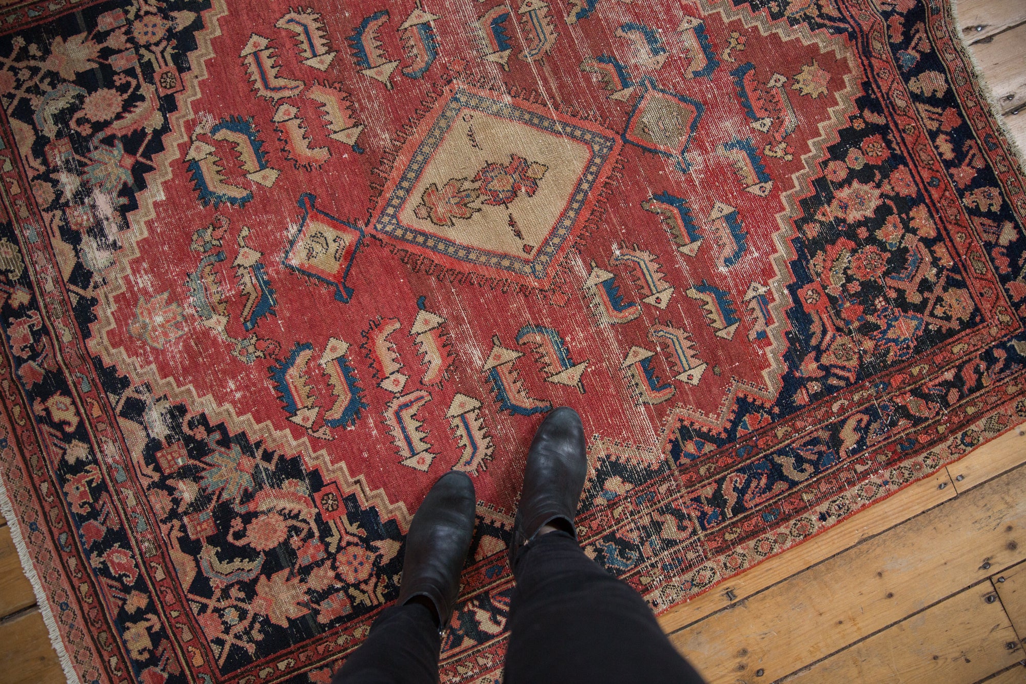 5x6 Vintage Malayer Rug / ONH item 3593