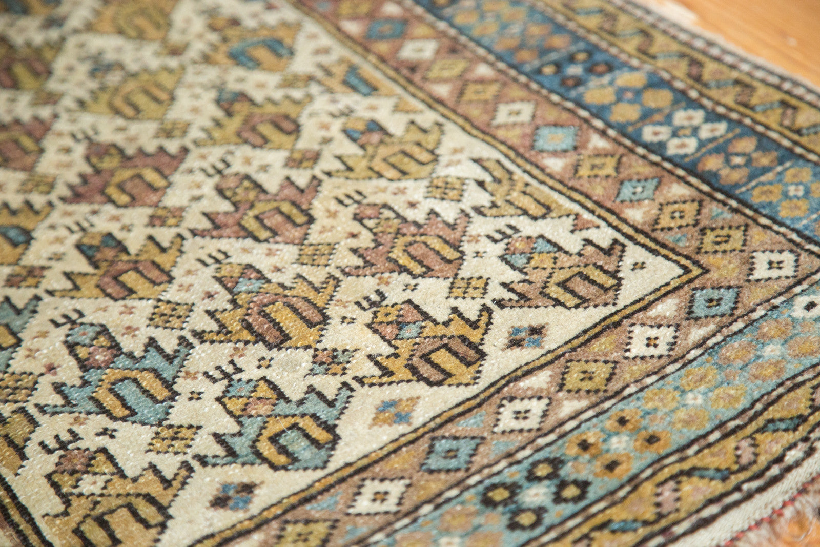 Vintage Caucasian Rug 1'11" x 2'6" | circa 1920s