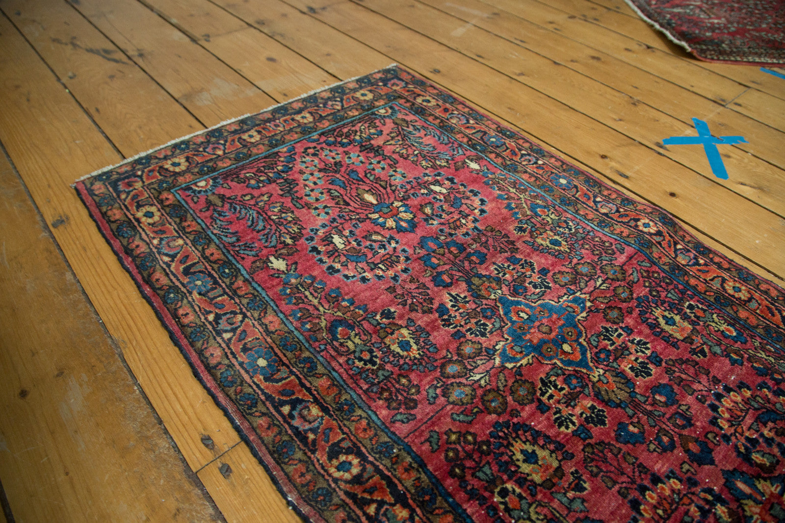 2x4 Vintage German Sarouk Rug Runner