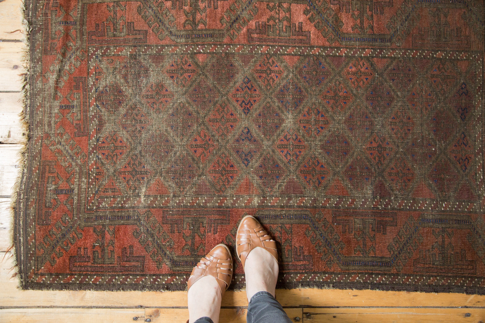 3x4.5 Vintage Belouch Rug