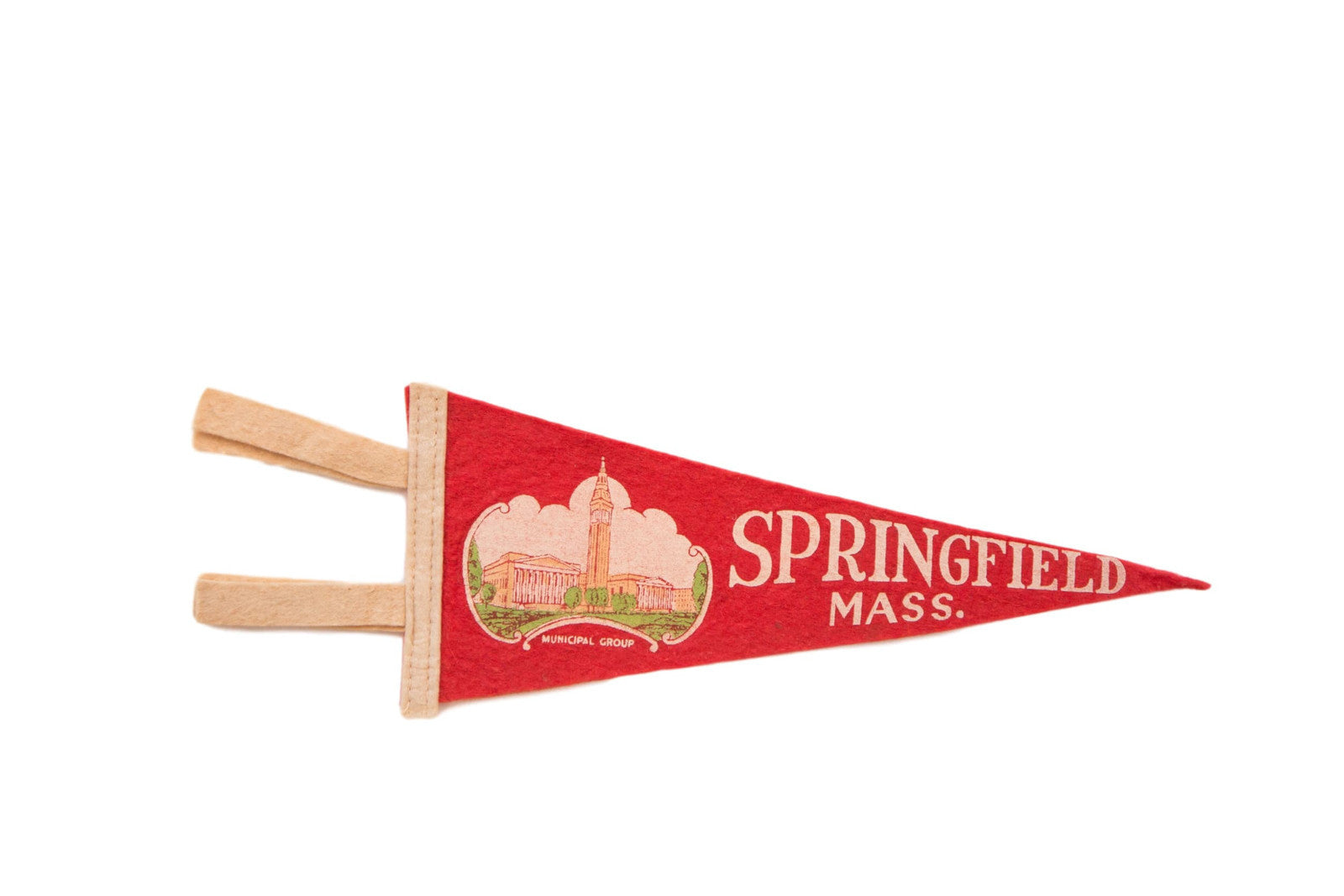 Springfield Massachusetts Felt Flag