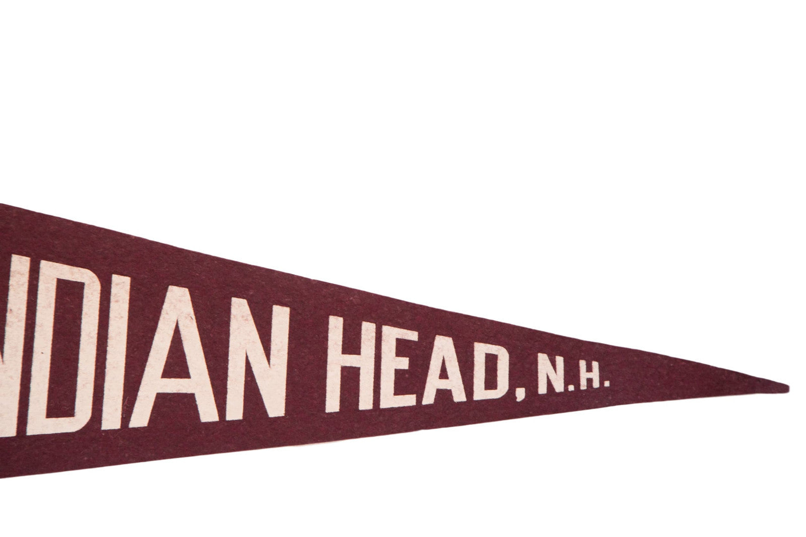 Indian Head New Hampshire Felt Flag