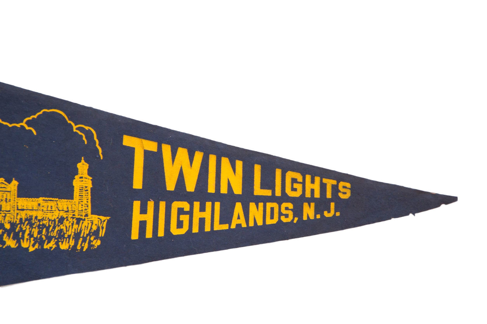 Twin Lights Highlands NJ Felt Flag – Item #3849