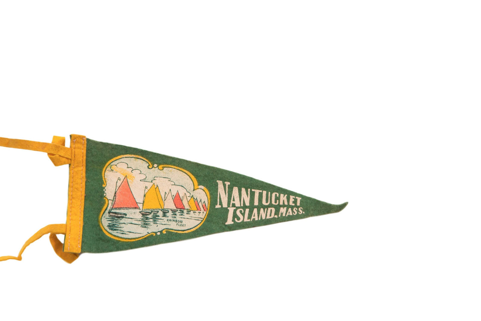 Nantucket Island Massachusetts Felt Flag