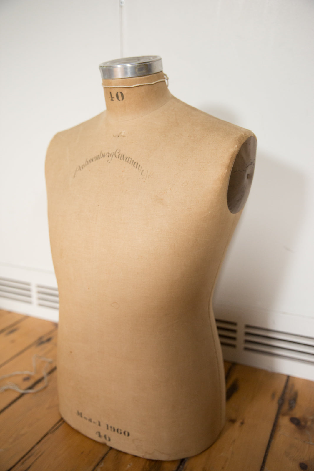 Vintage Male Mannequin Bust