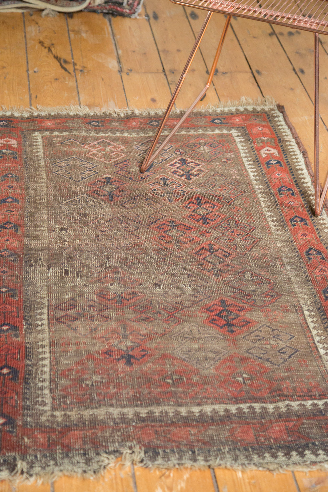 3x4 Vintage Belouch Square Rug