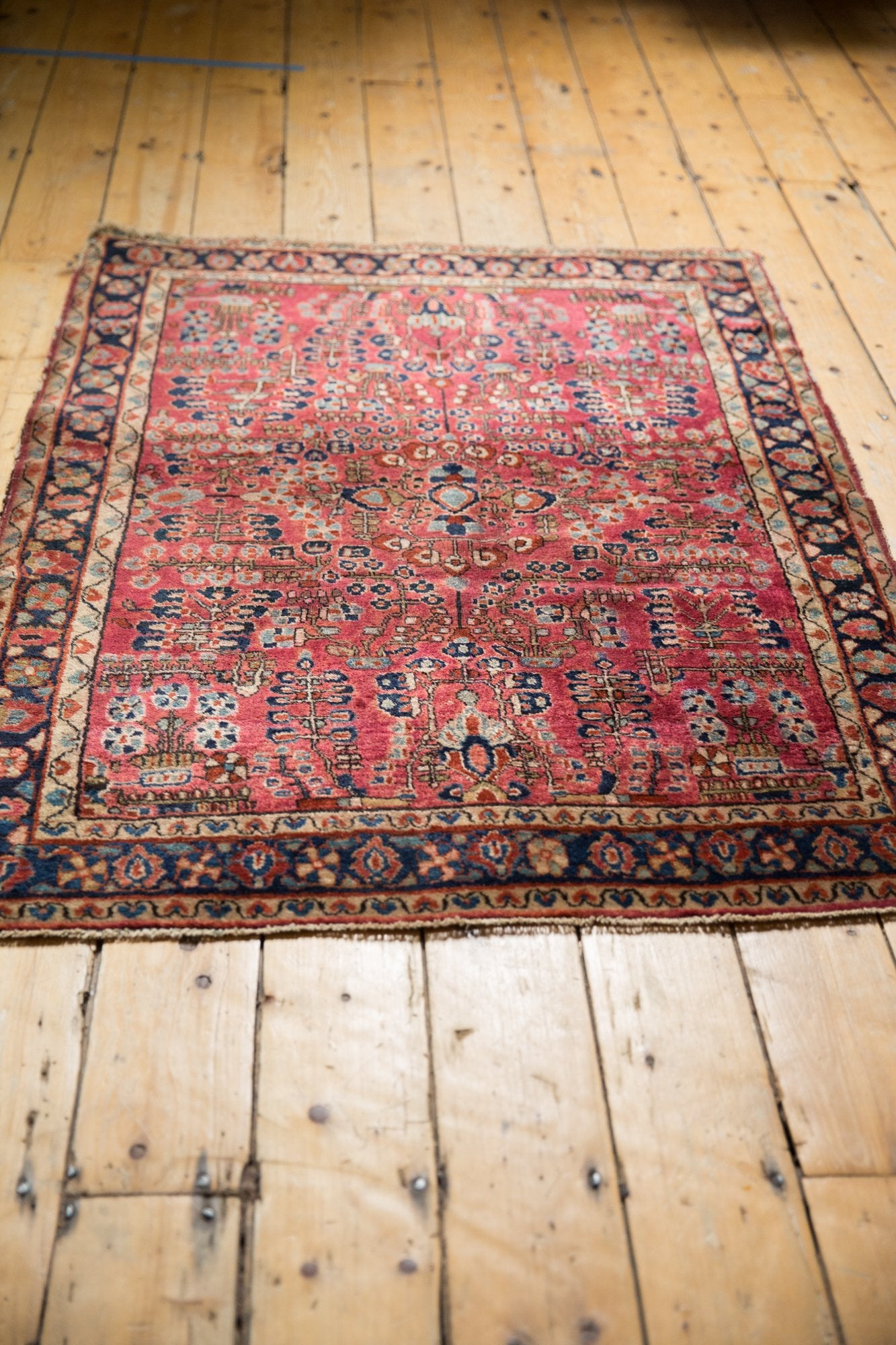 3.5x5 Vintage American Sarouk Rug / ONH item 4076