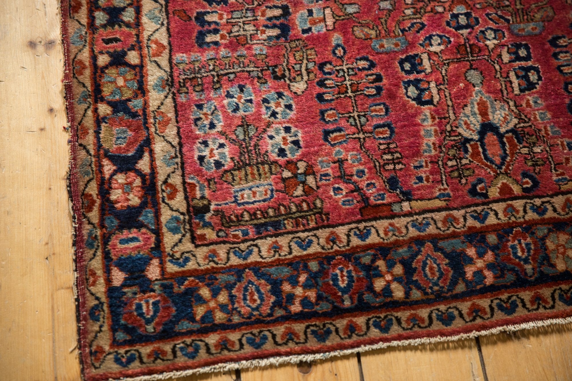 3.5x5 Vintage American Sarouk Rug / ONH item 4076