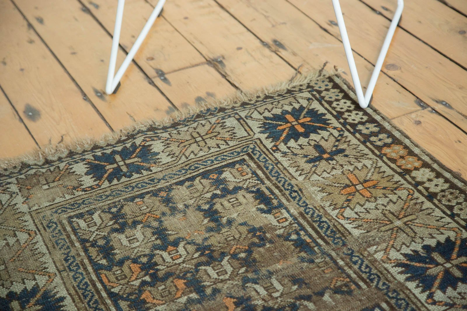 3x4 Antique Caucasian Square Rug