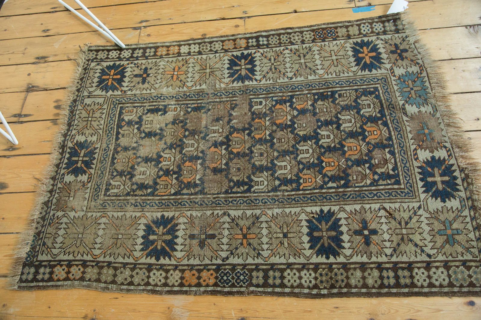 Vintage Caucasian Rug 3'2" x 4'2" | circa 1920s