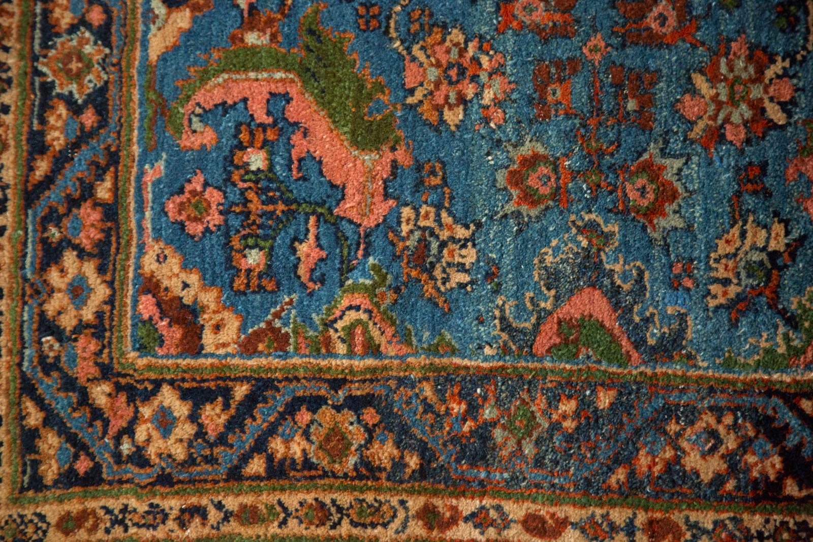 Vintage Engelas Persian Rug 2'10" x 3'4" | circa 1930s