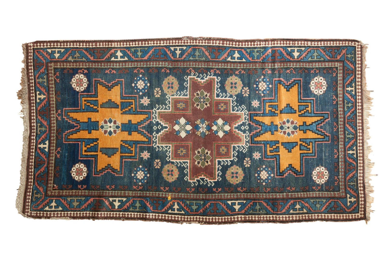 Vintage Russian Rug 3'7" x 6'8" | circa 1960s – Item #4238