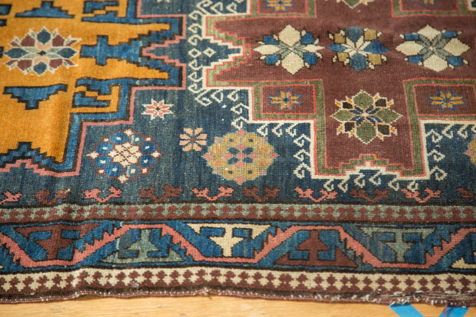 Vintage Russian Rug 3'7" x 6'8" | circa 1960s – Item #4238