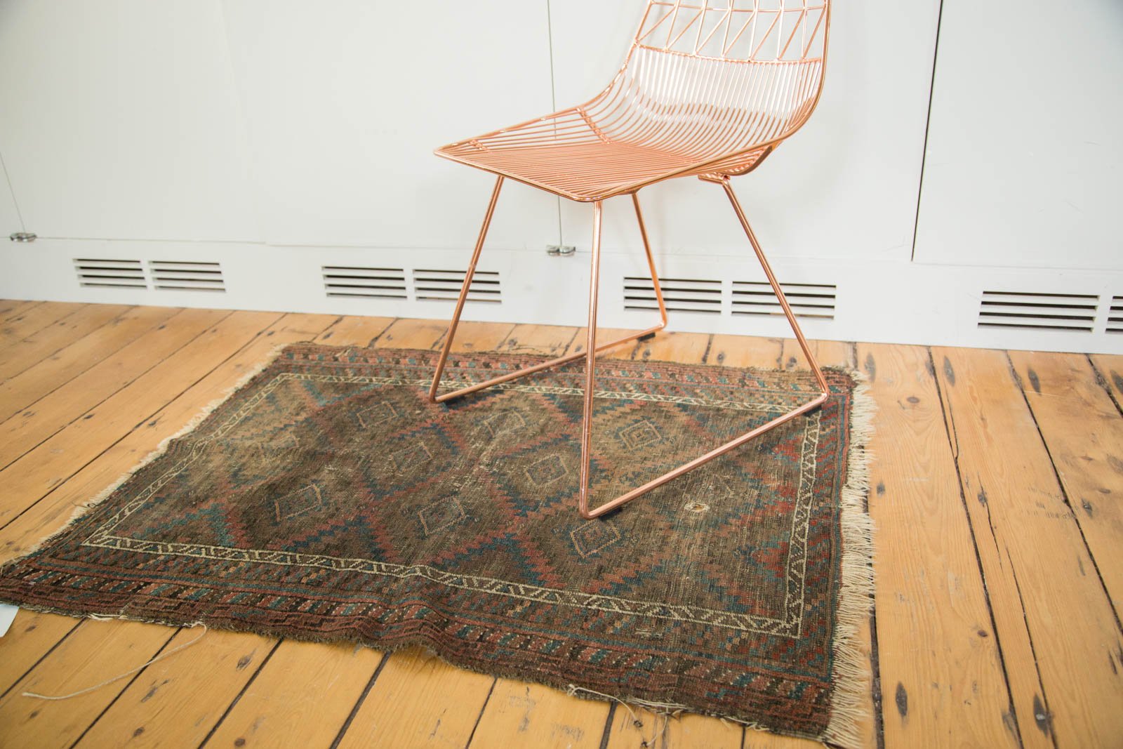 3x4 Vintage Belouch Square Rug