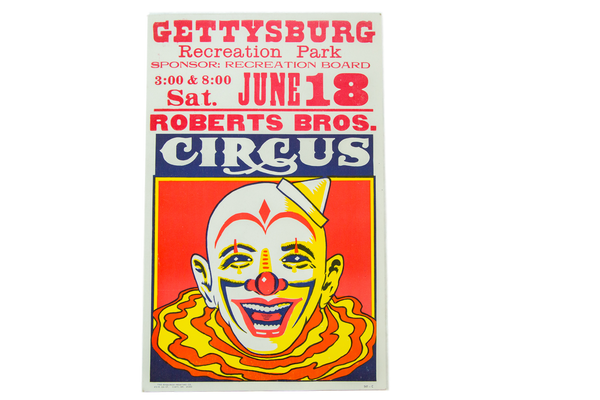 Vintage Roberts Bros Circus Poster :: ONH 4271