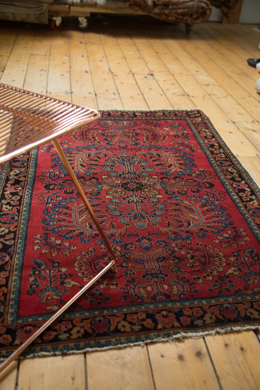 3x5 Vintage American Sarouk Rug / ONH item 4614