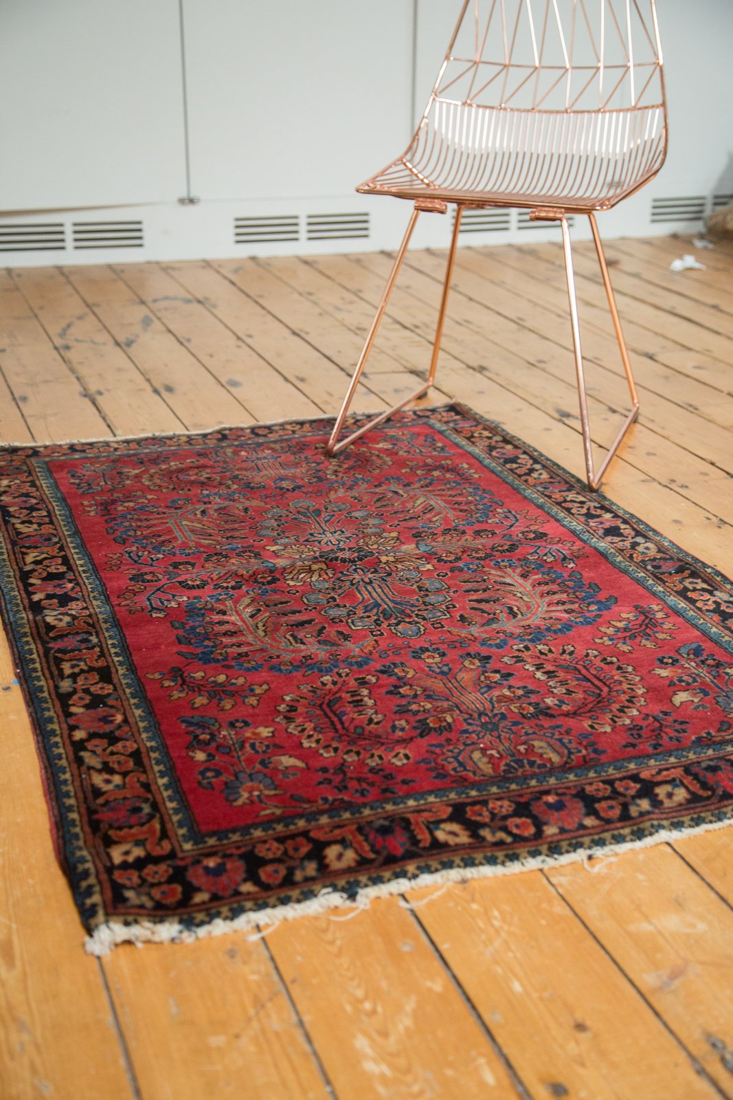 3x5 Vintage American Sarouk Rug / ONH item 4614