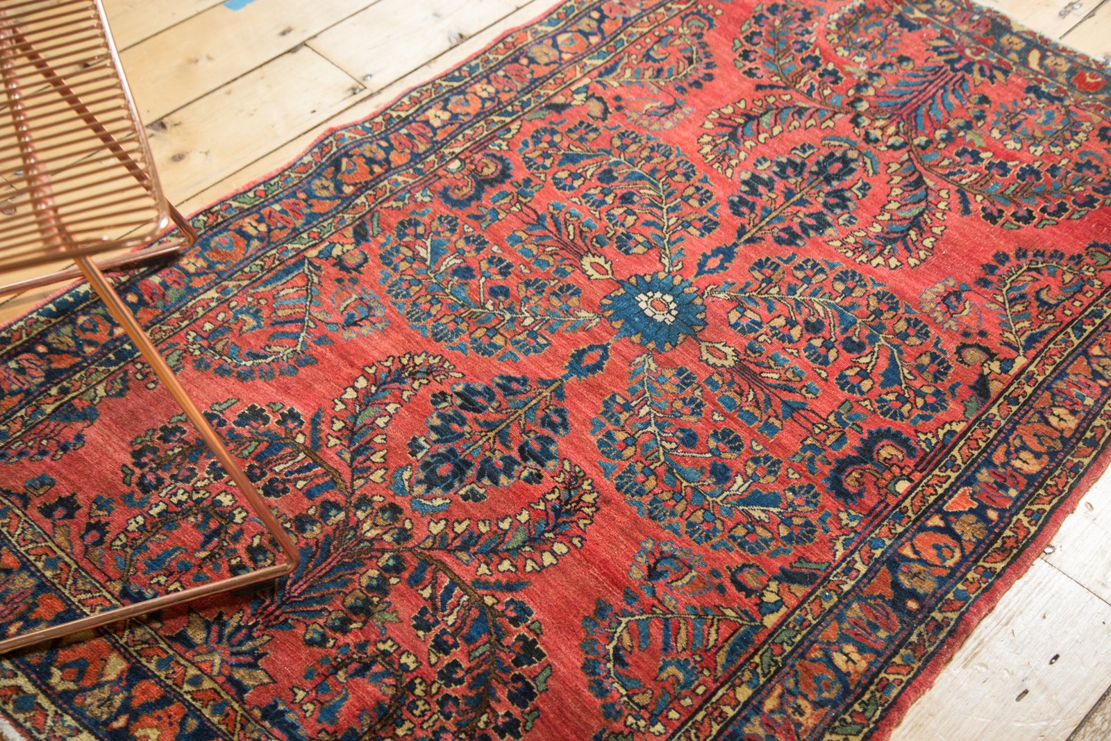 3x5 Vintage American Sarouk Rug