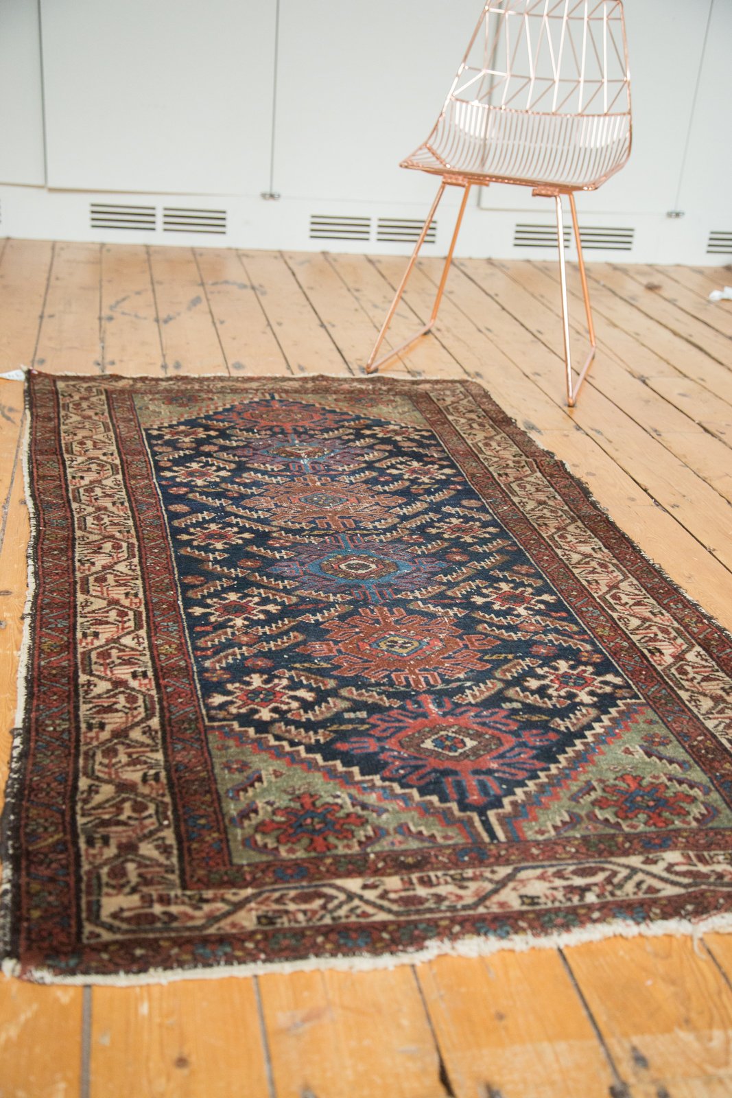 3x6 Vintage Hamadan Rug Runner