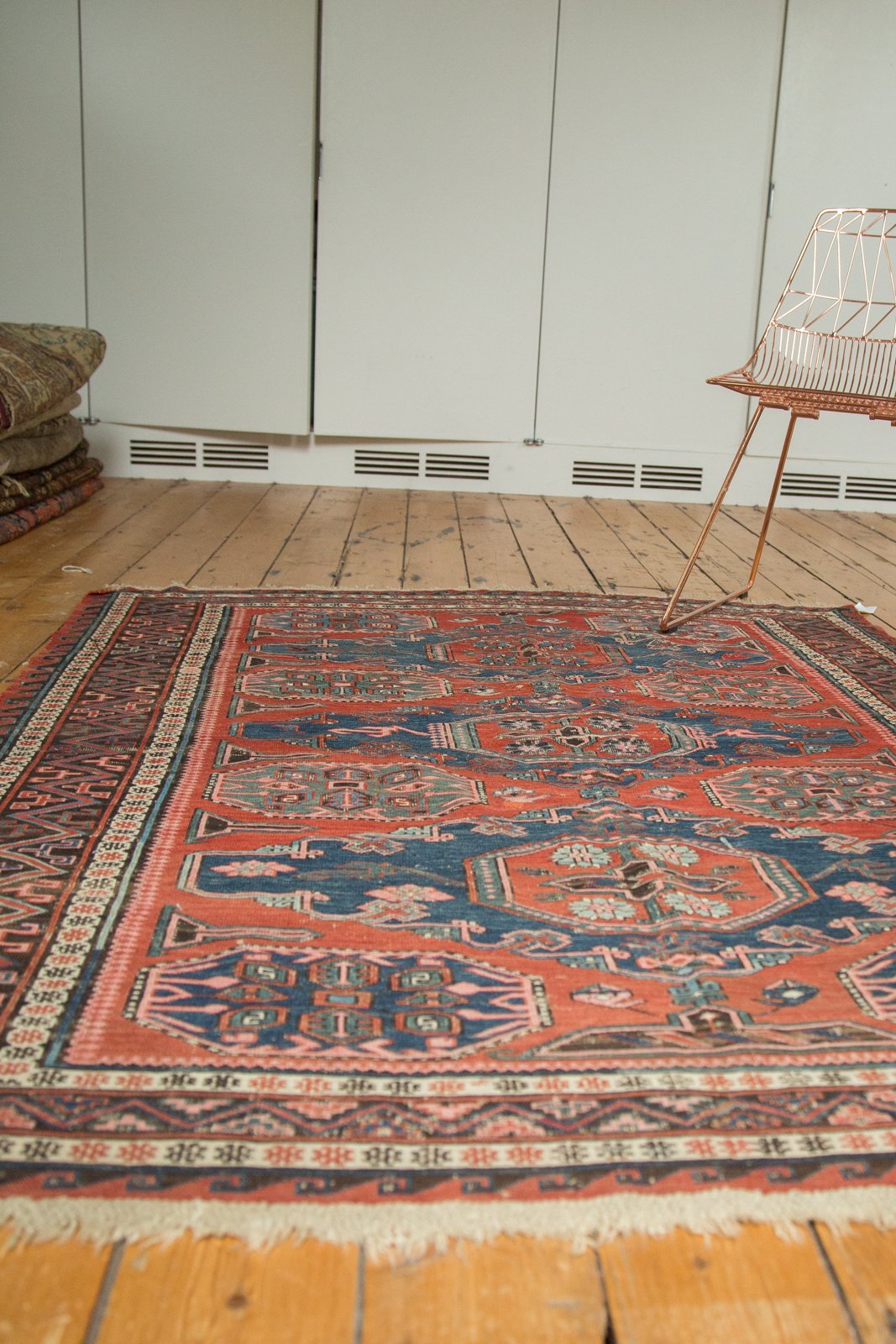 5x6 Vintage Caucasian Soumac Rug