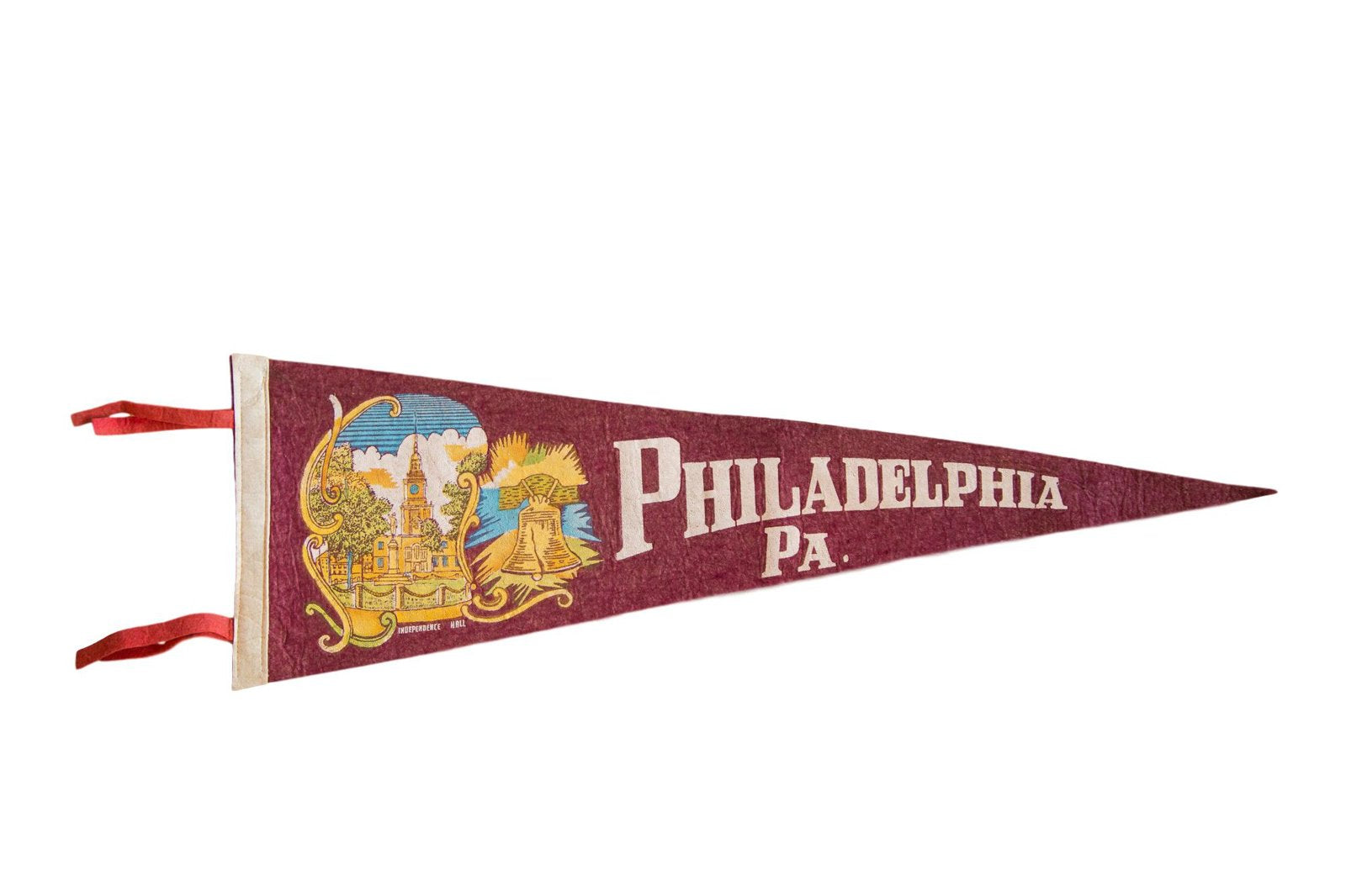 Philadelphia PA Felt Flag