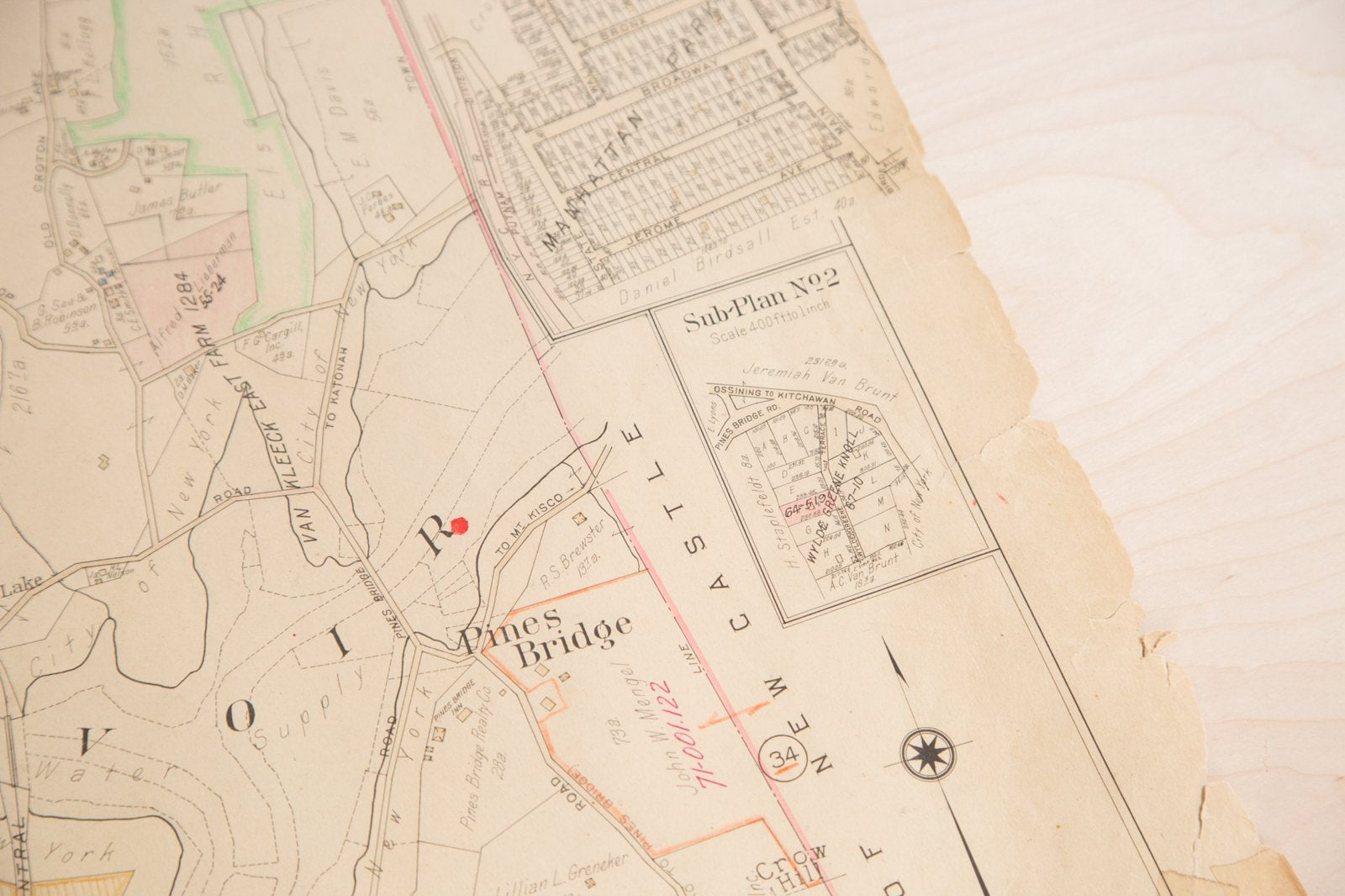 Vintage Hopkins Map of Kitchawan And Town of Yorktown